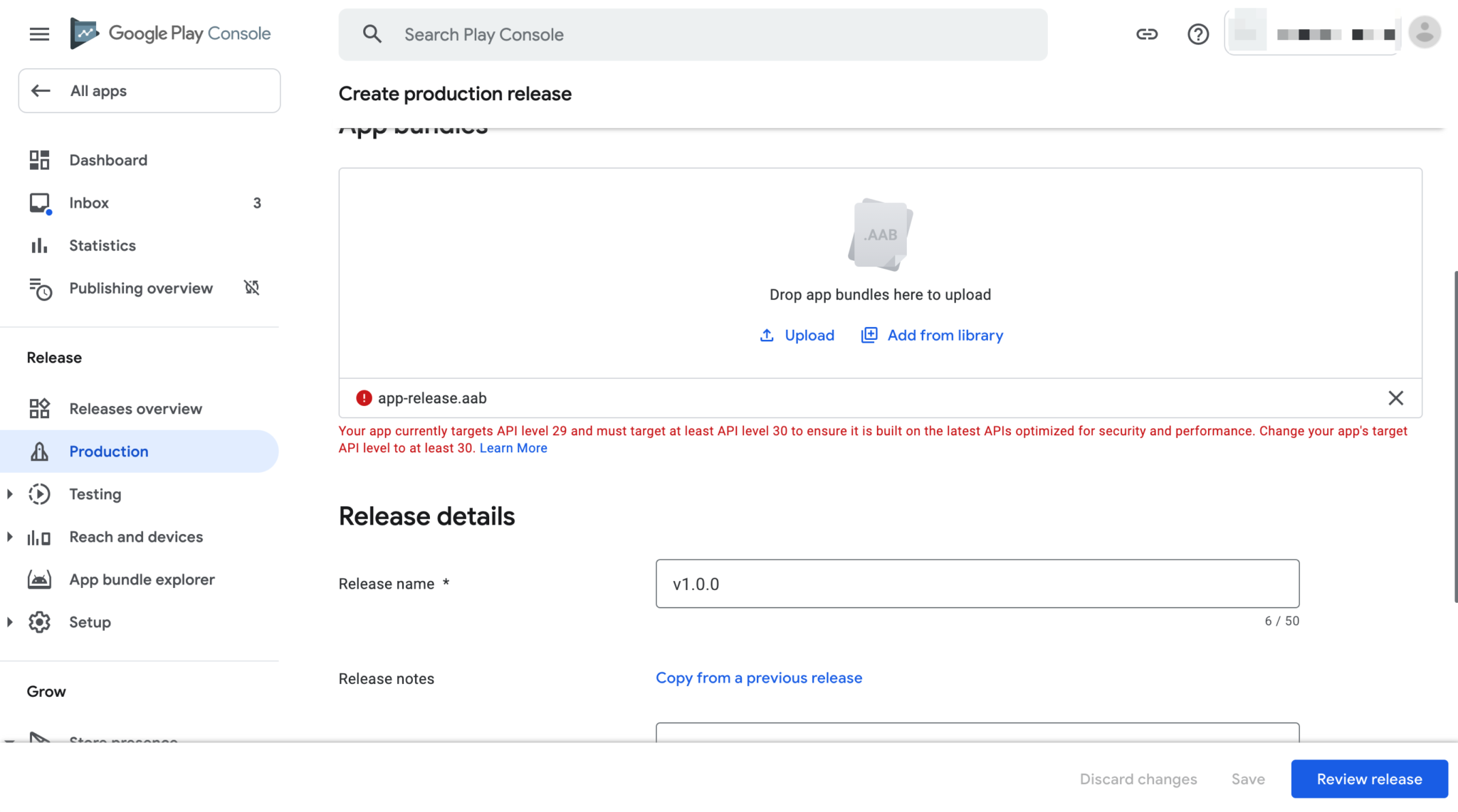 How to set Android target API level for NativeScript project - NewbieScripter